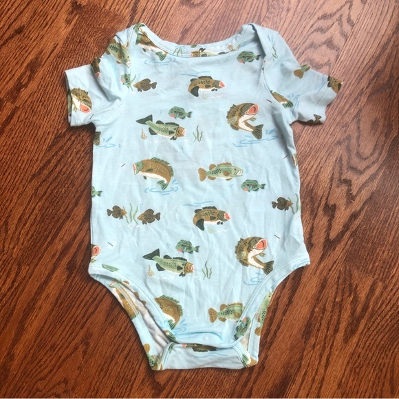Angel Dear | One Pieces | New Angel Dear Fish Onesie Bass Print | Poshmark